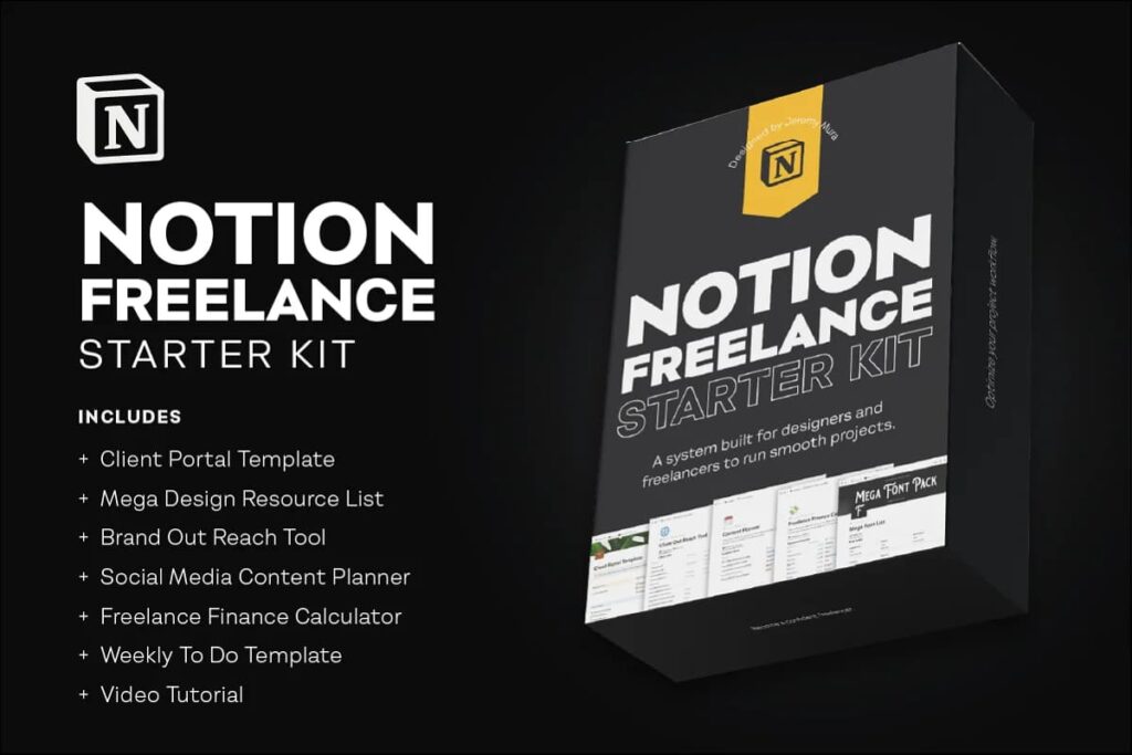 Notion Freelance Starter Kit – MasterBundles