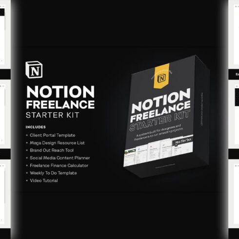 Notion Freelance Starter Kit | Master Bundles