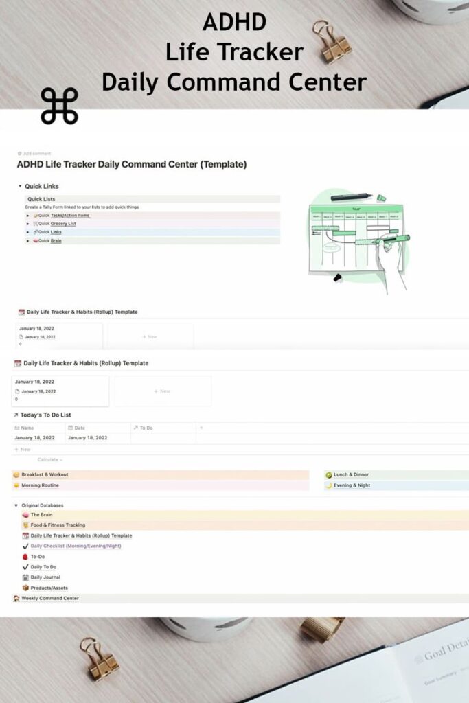 Notion Life Tracker Command Center – MasterBundles