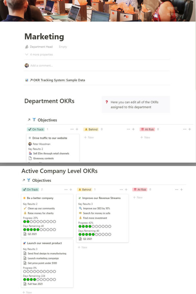 OKR Tracking System – MasterBundles