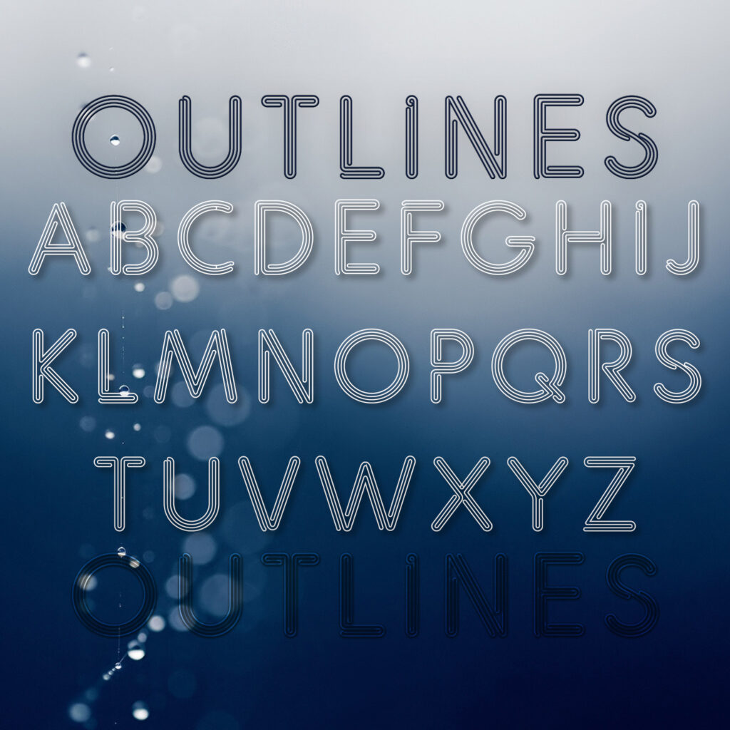 Outlines Font – MasterBundles