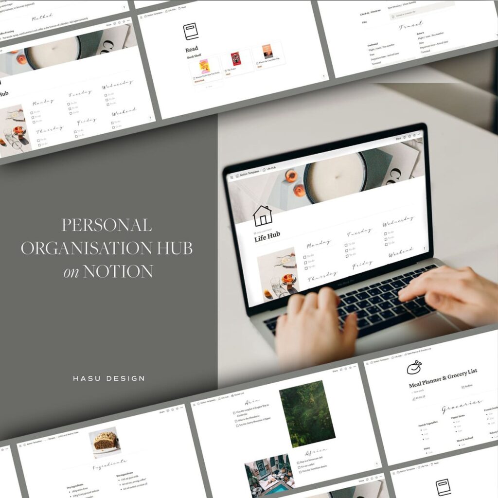 Personal Organisation Hub on Notion – MasterBundles