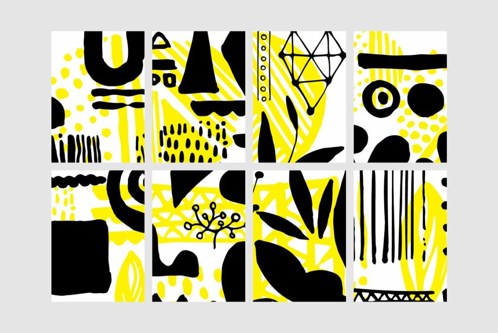 300+ Hand Drawn Shapes, Posters, Pat – MasterBundles