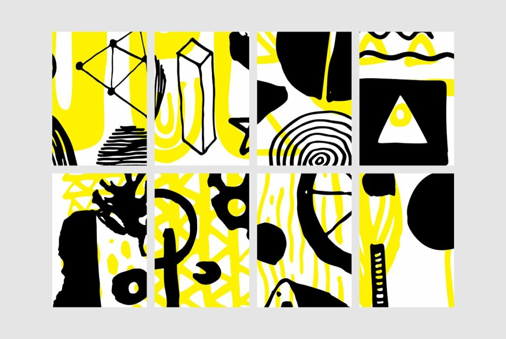 300+ Hand Drawn Shapes, Posters, Pat – MasterBundles