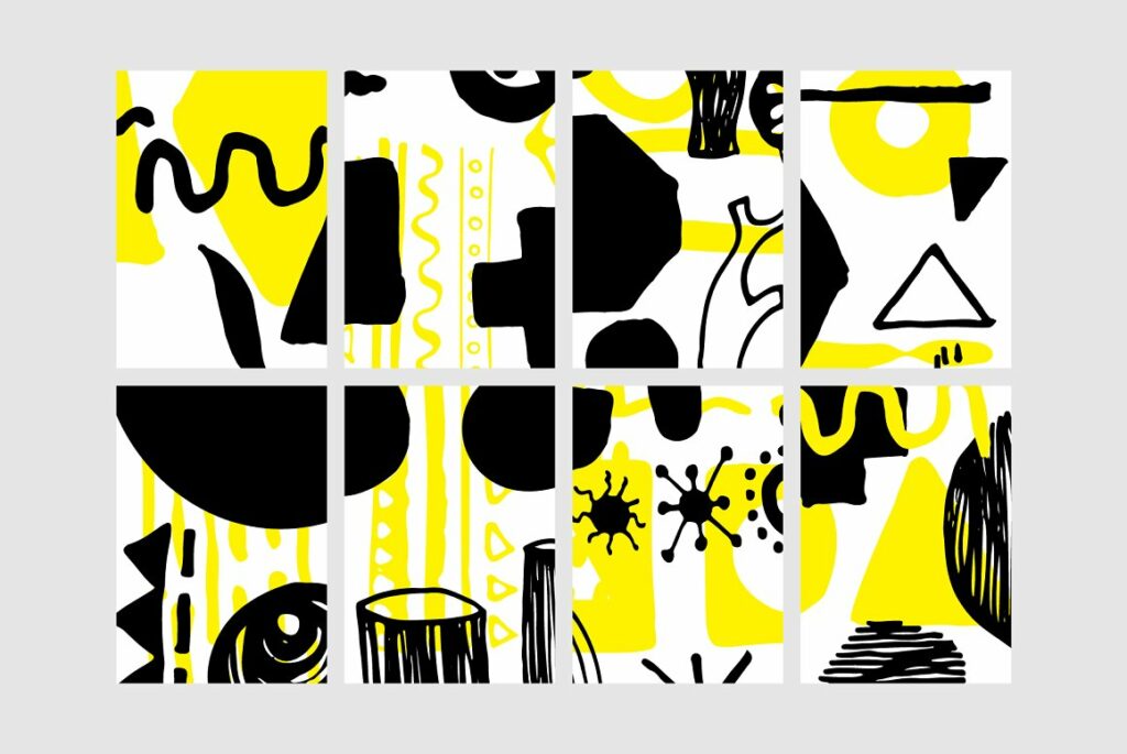 300+ Hand Drawn Shapes, Posters, Pat – MasterBundles