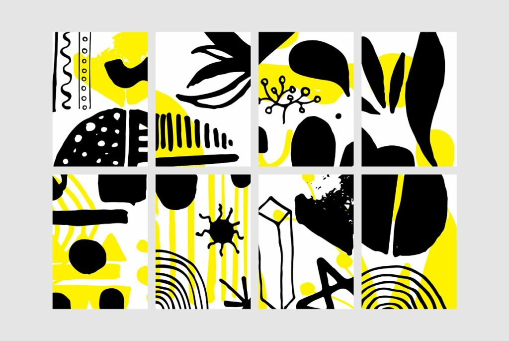 300+ Hand Drawn Shapes, Posters, Pat – MasterBundles