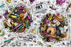 Design & Art Cartoon Doodle Big Pack | Master Bundles