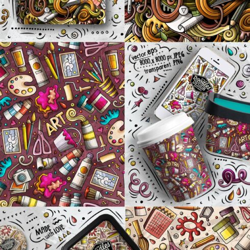 Design & Art Cartoon Doodle Big Pack | Master Bundles