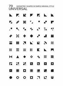 20 Geometric Posters & 70 Shapes – MasterBundles