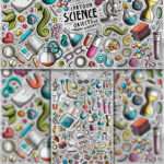 Science Cartoon Objects Set – MasterBundles