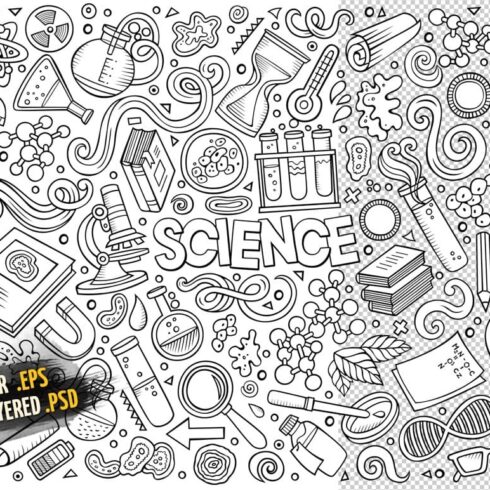 Science Objects & Elements Set | Master Bundles