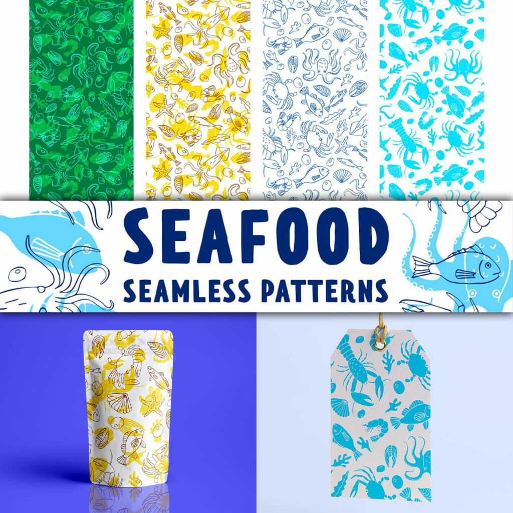 Seafood Patterns – MasterBundles
