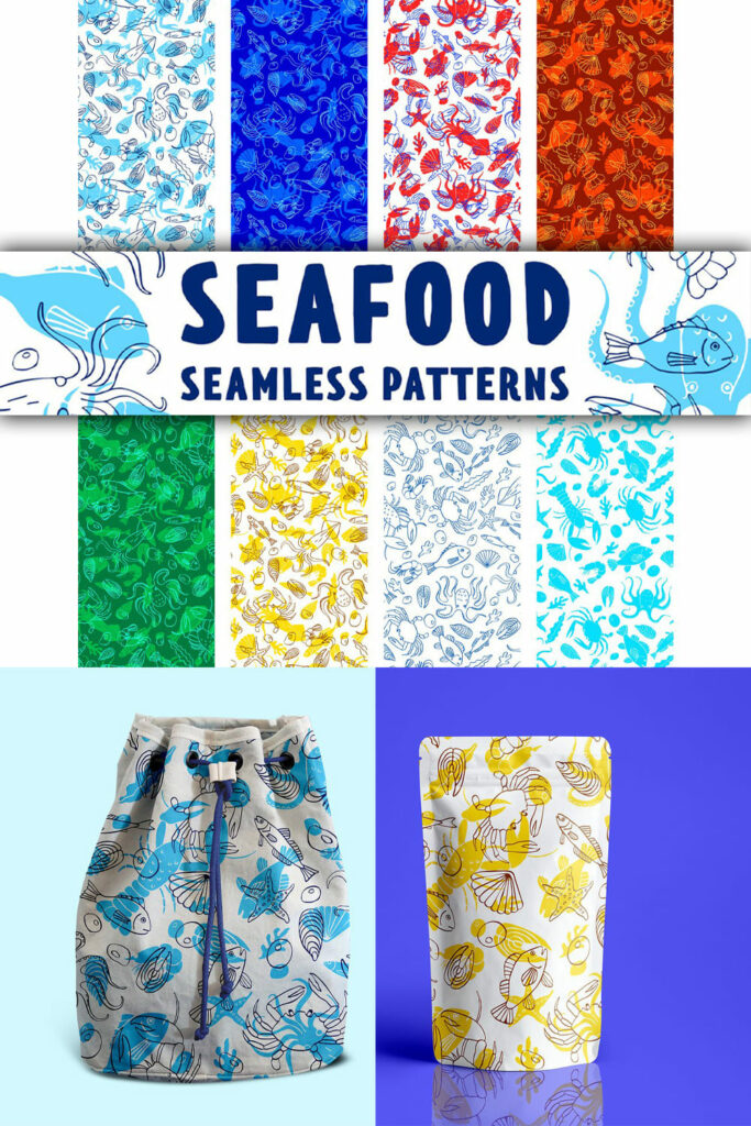 Seafood Patterns – MasterBundles