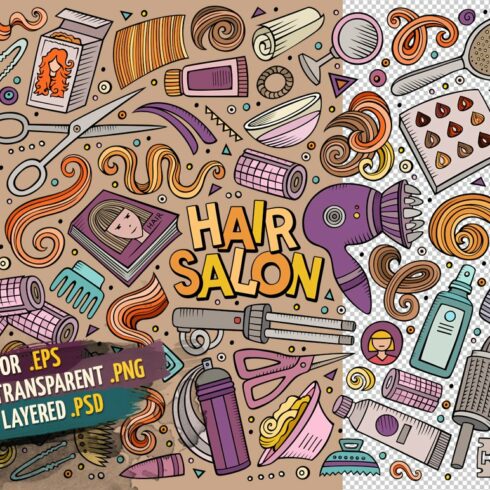 Hair Salon Objects Set | Master Bundles