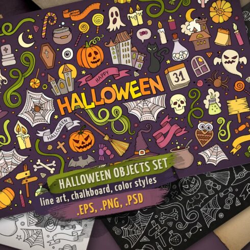 Halloween Objects & Symbols Set | Master Bundles
