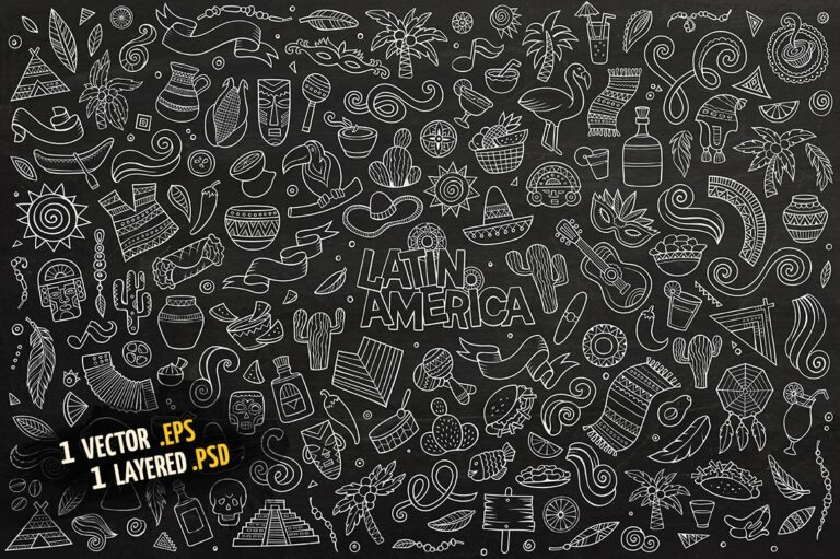 Latin American Objects Set – MasterBundles