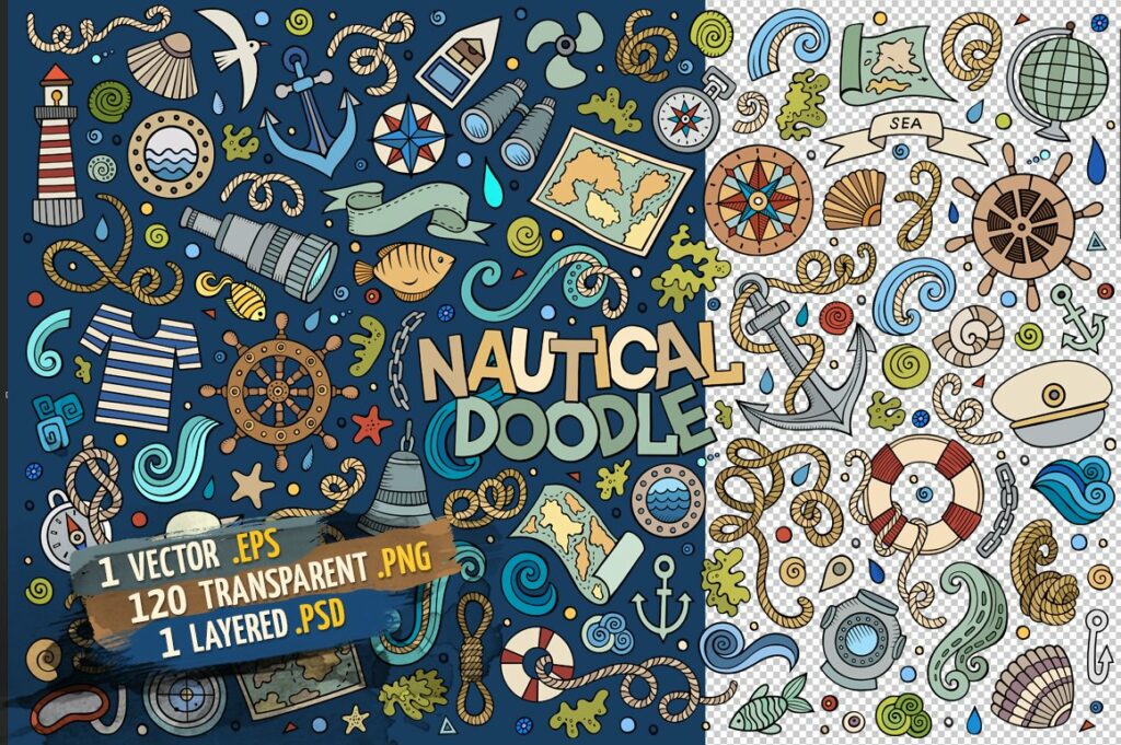 Nautical Objects Set – MasterBundles