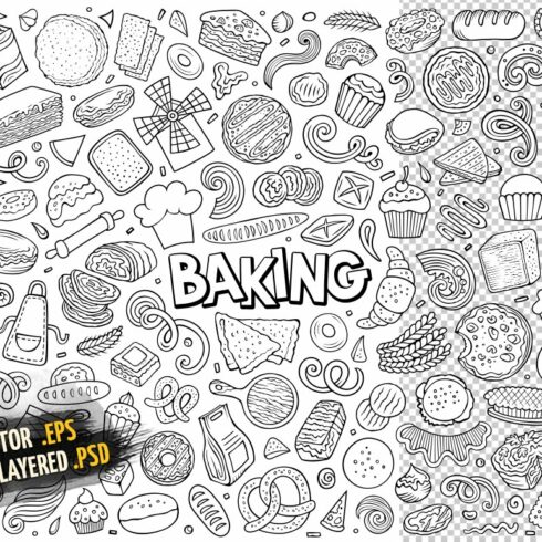Baking Objects & Symbols Set | Master Bundles