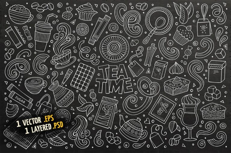 Cafe Objects & Symbols Set – MasterBundles