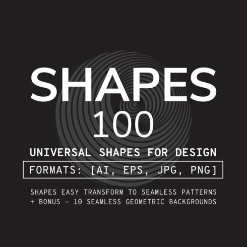 100 geometric shapes. Part 2 | Master Bundles