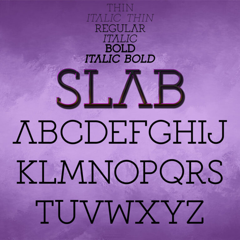 Slab Font – MasterBundles