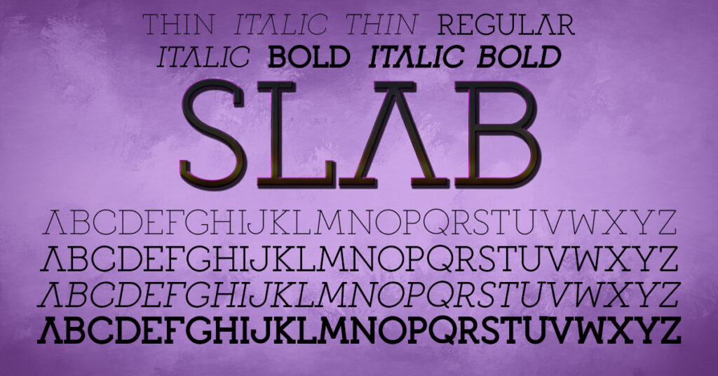 Slab Font – MasterBundles