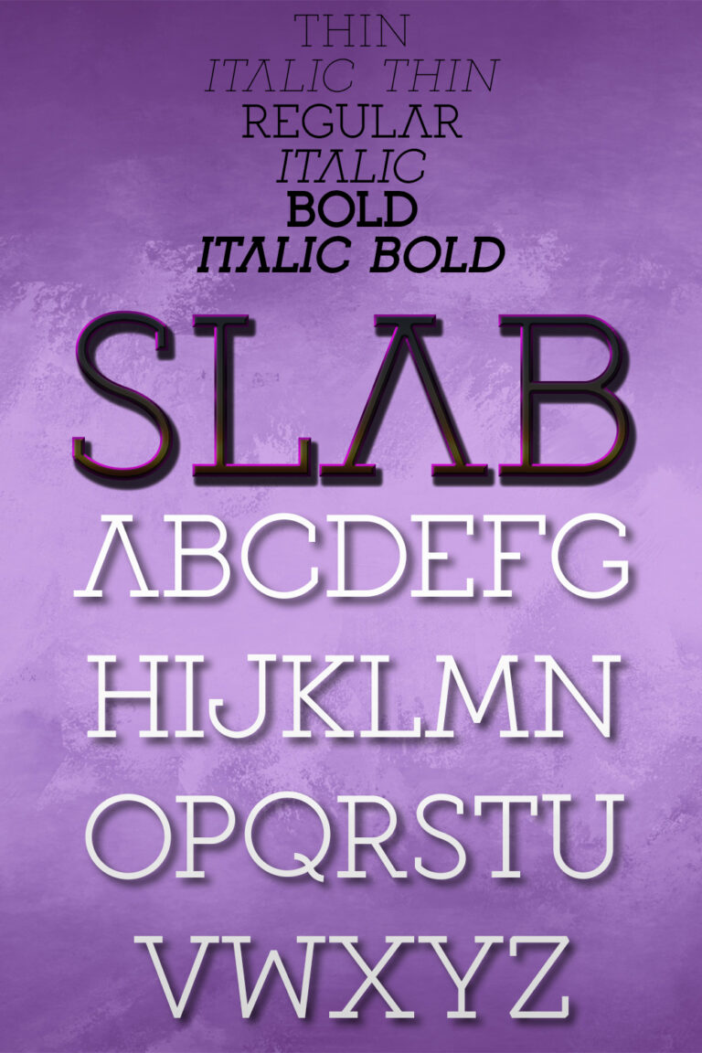 Slab Font – MasterBundles
