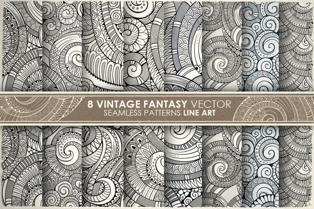Spiral Seamless Patterns – MasterBundles