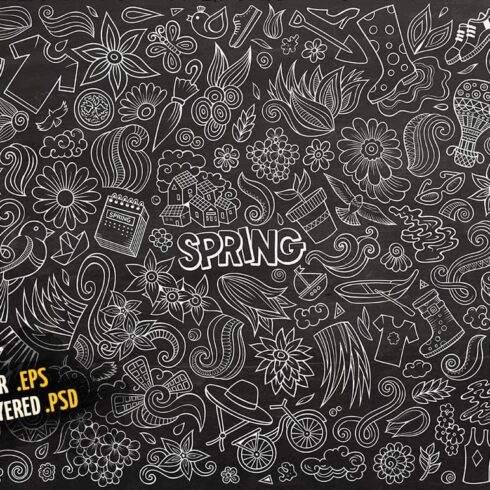 Spring Season Objects Set | Master Bundles