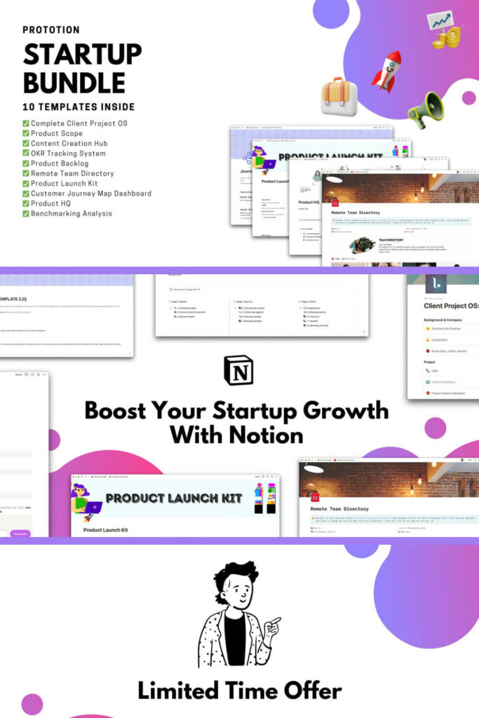 Startup Bundle Notion Template – MasterBundles