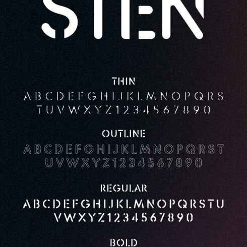 Sten Font | Master Bundles