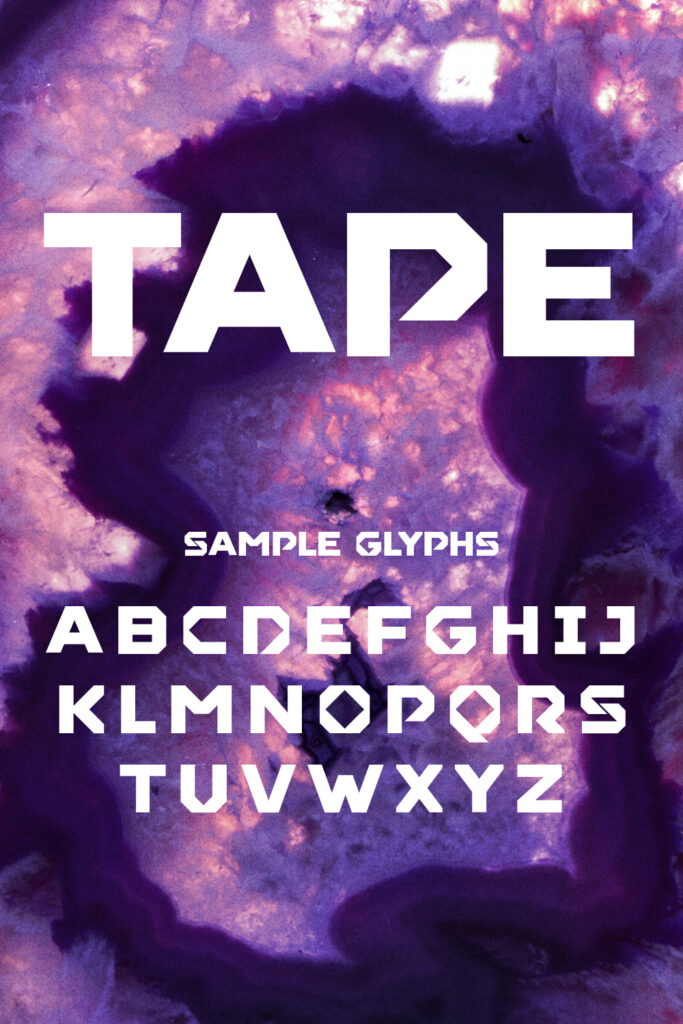 Tape Font – MasterBundles