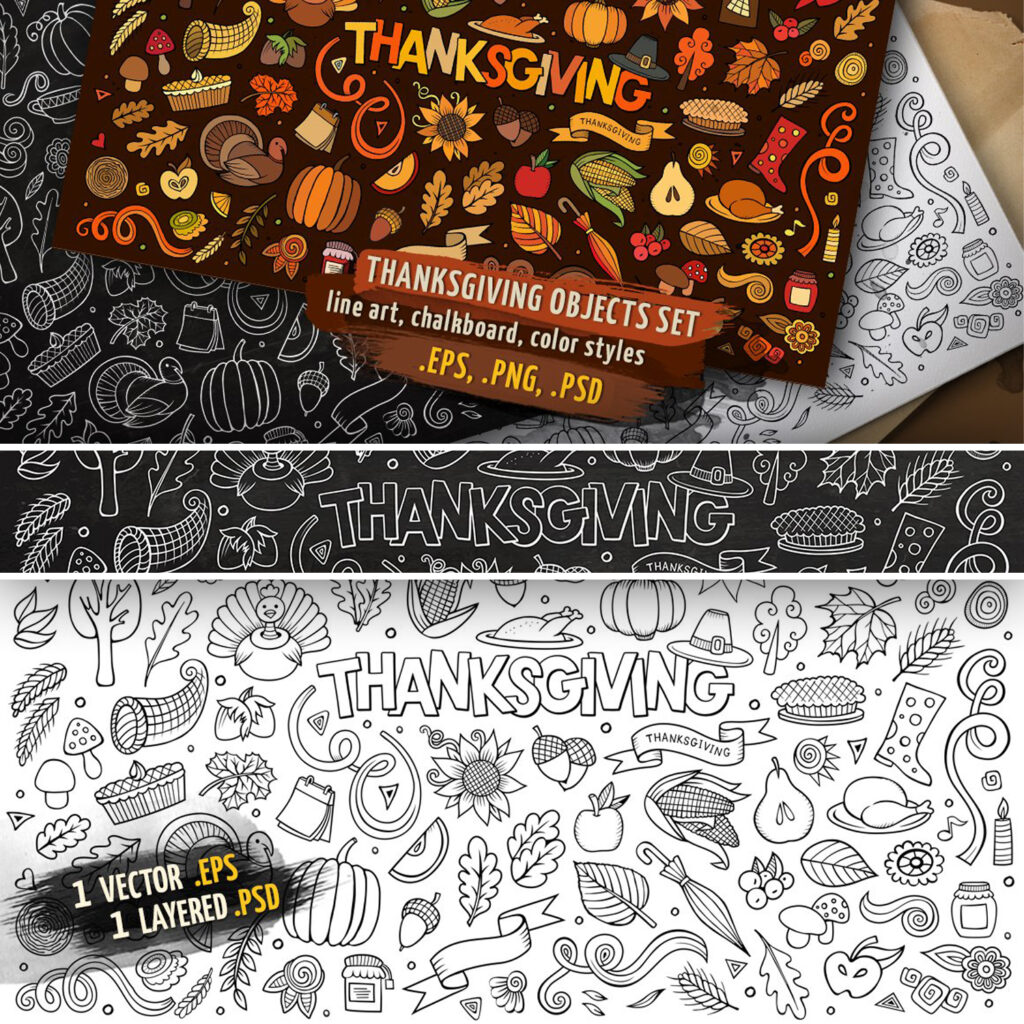 The BUNDLE of Thanksgiving Graphics – MasterBundles
