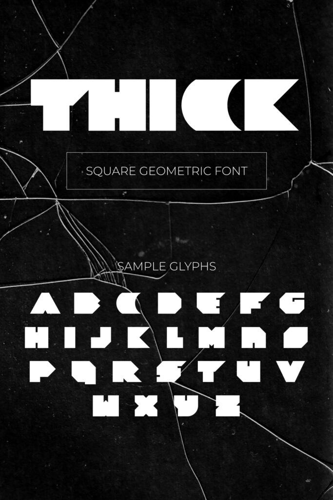 Thick Font – MasterBundles
