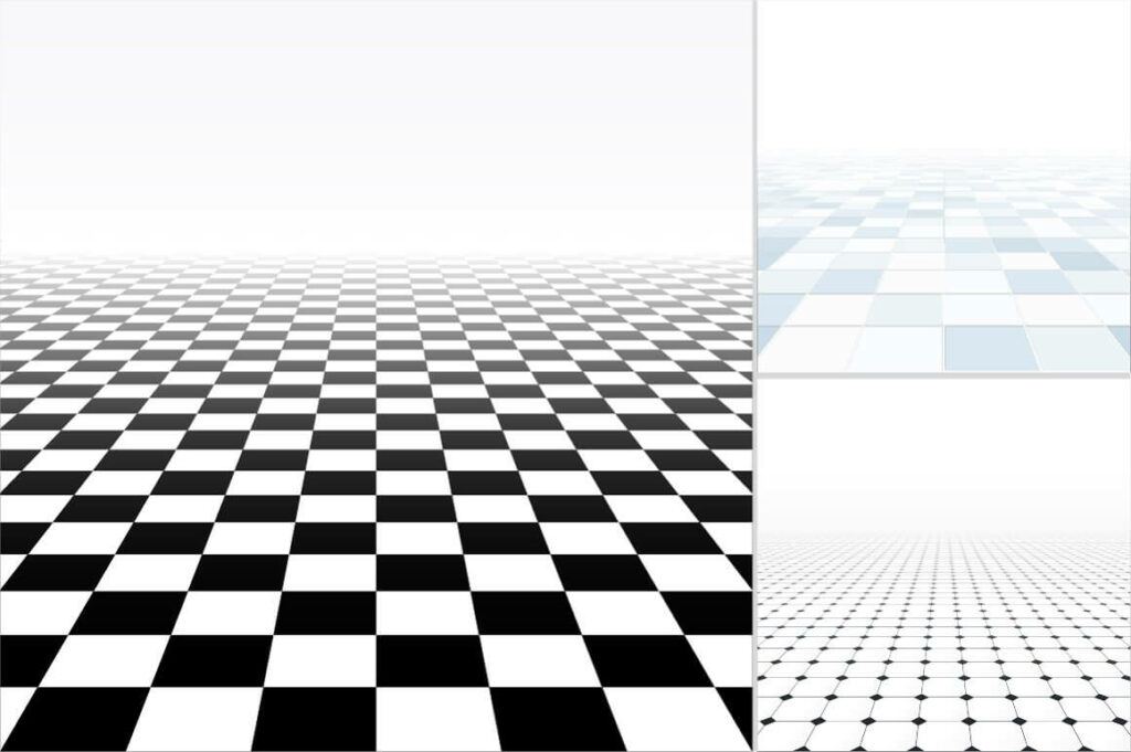 Tiled Floor with Perspective – MasterBundles