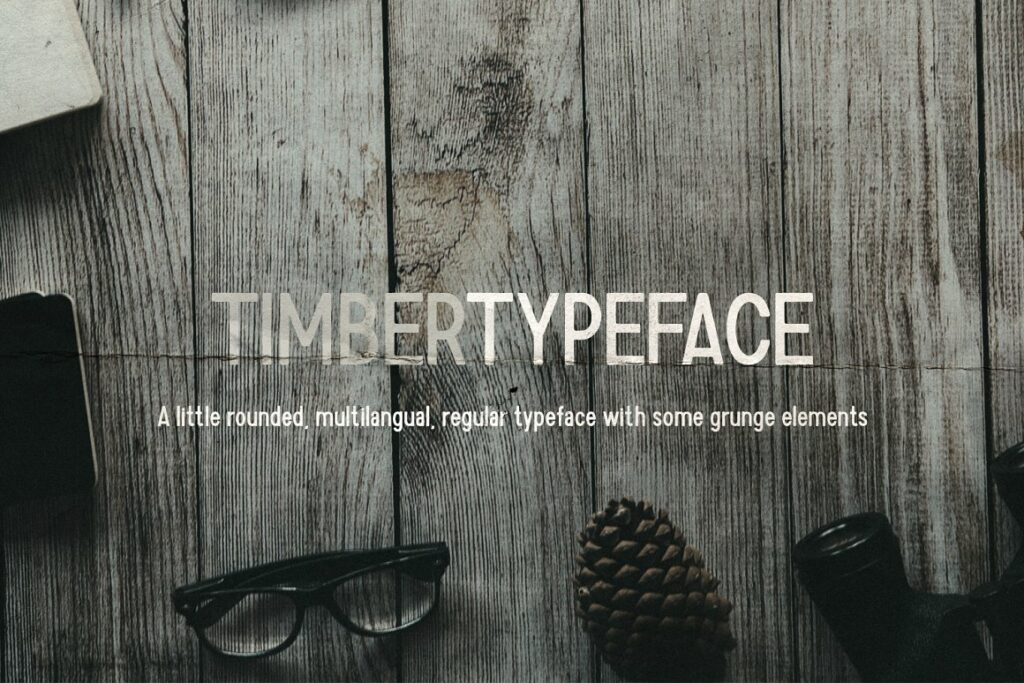 Timber Font – MasterBundles