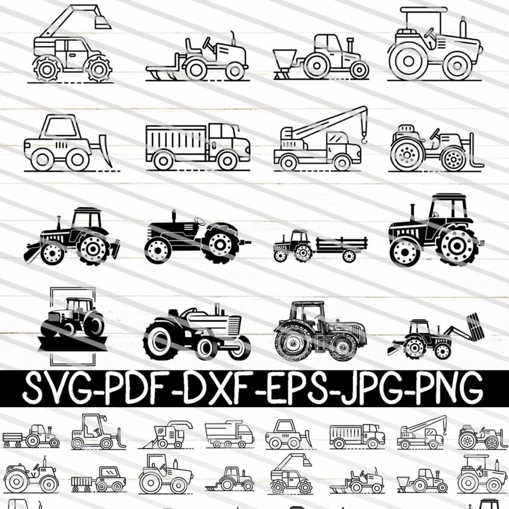 Tractor SVG Bundle – MasterBundles