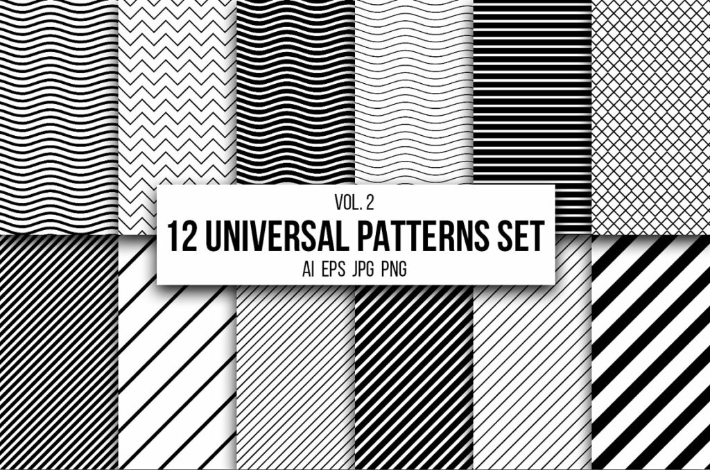 12 Universal Patterns Set – MasterBundles