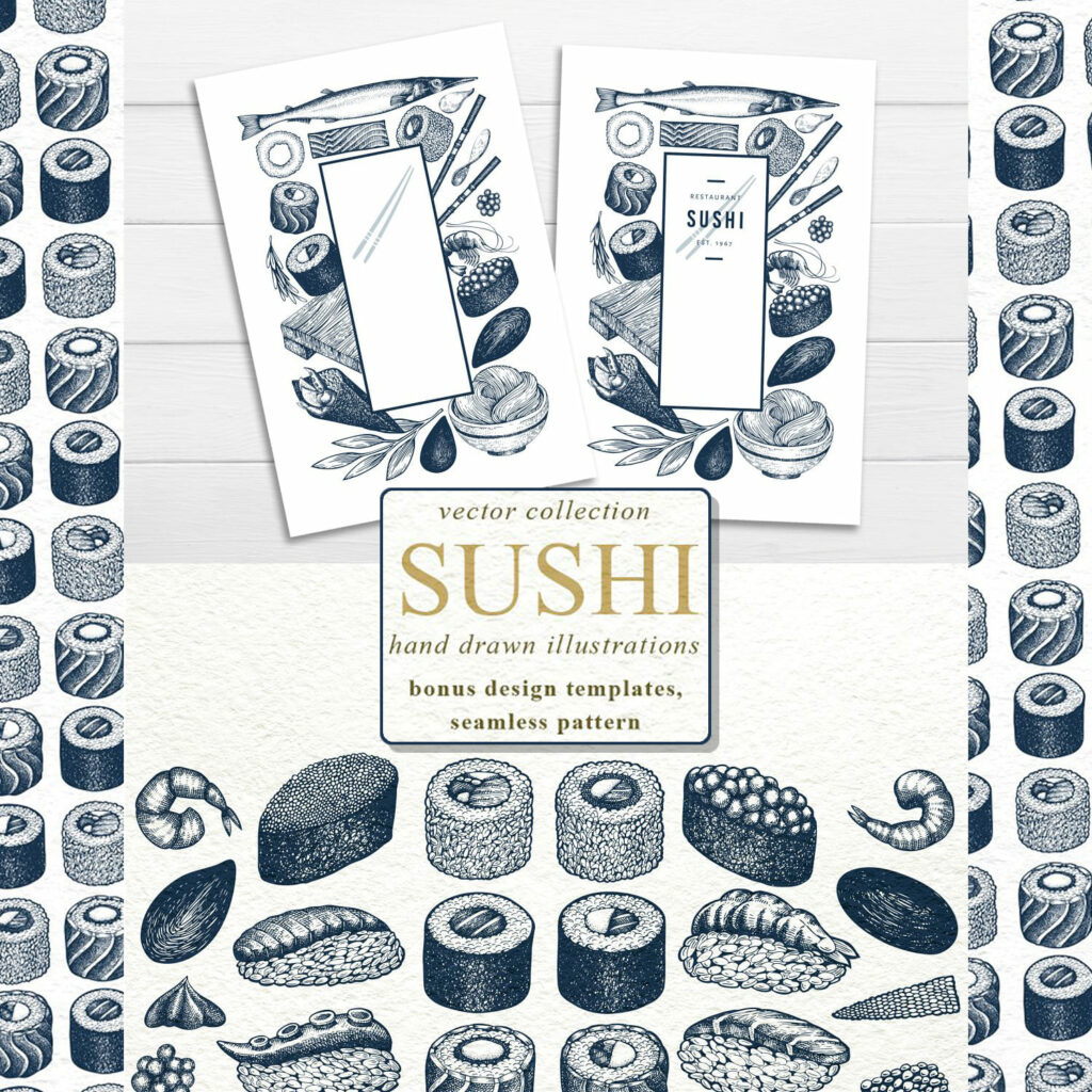 Sushi Vector Collection – MasterBundles