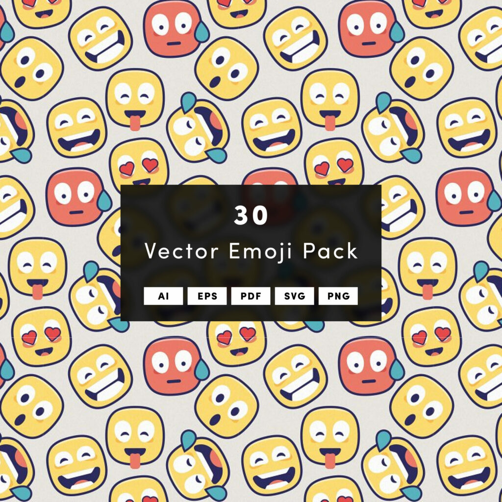 Vector Emoji Pack – MasterBundles