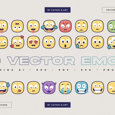 Vector Emoji Pack | Master Bundles