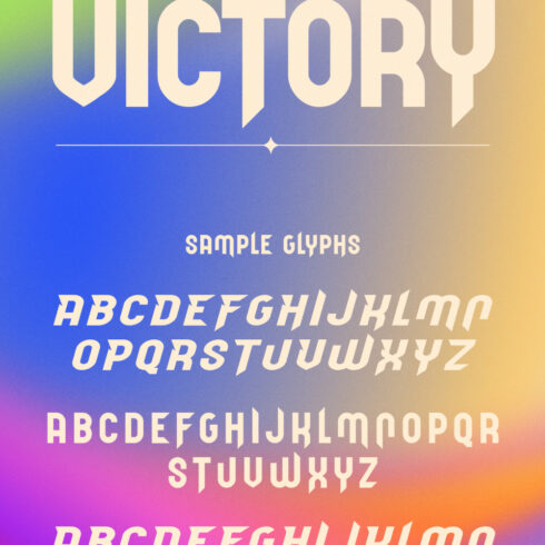 Victory Font | Master Bundles