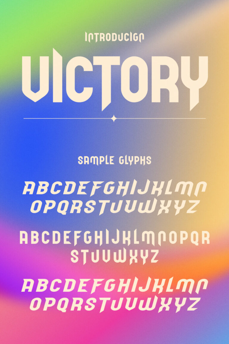 Victory Font – MasterBundles