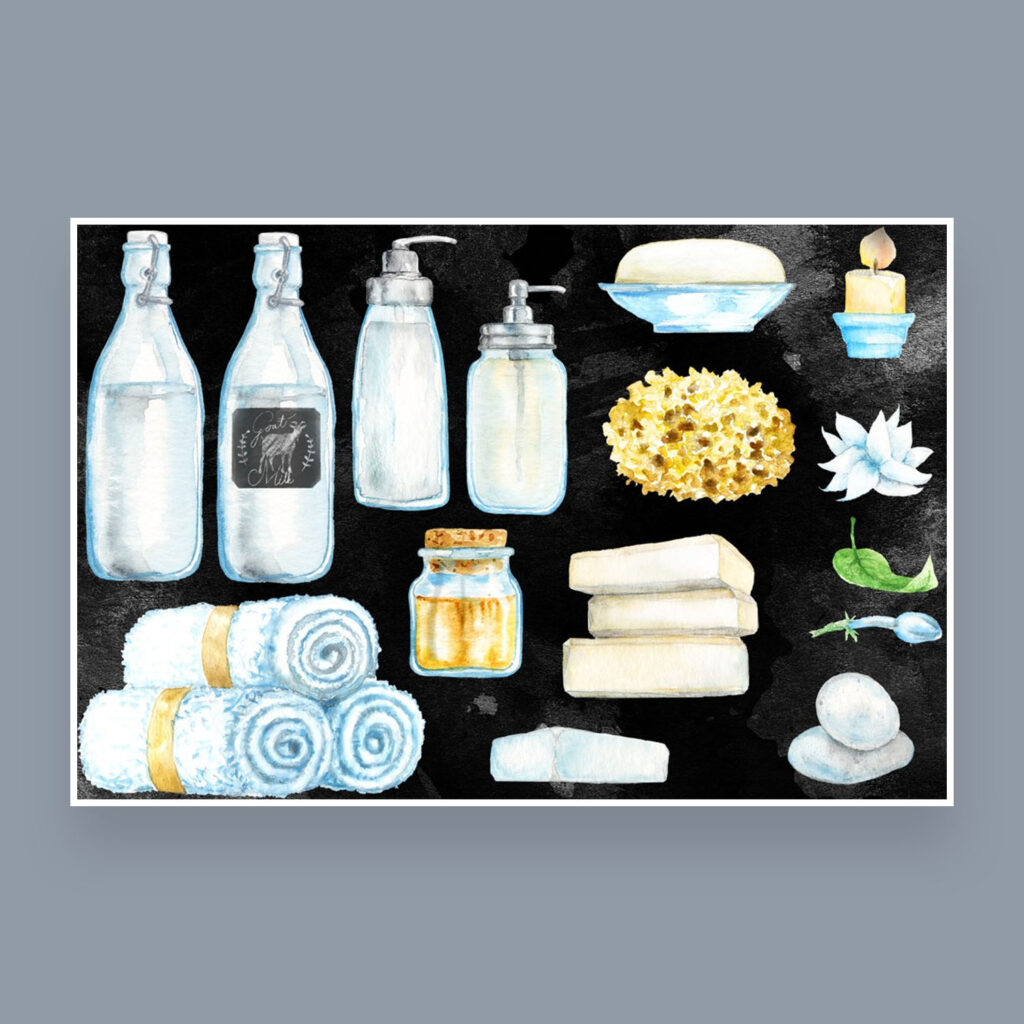 Watercolor Soap & Spa Set – MasterBundles