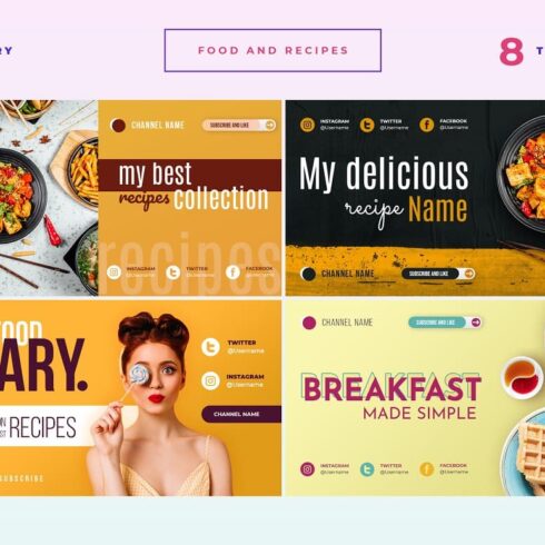 Youtube Thumbnail Bundle (50 PSD) | Master Bundles