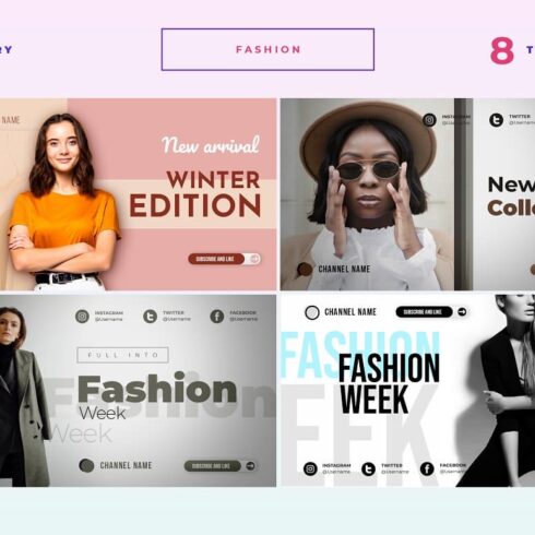Youtube Thumbnail Bundle (50 PSD) | Master Bundles