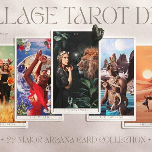 Tarot Deck Major Arcana Collage | Master Bundles