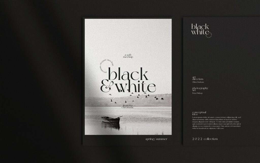 Black & White Stationery Mockup – MasterBundles
