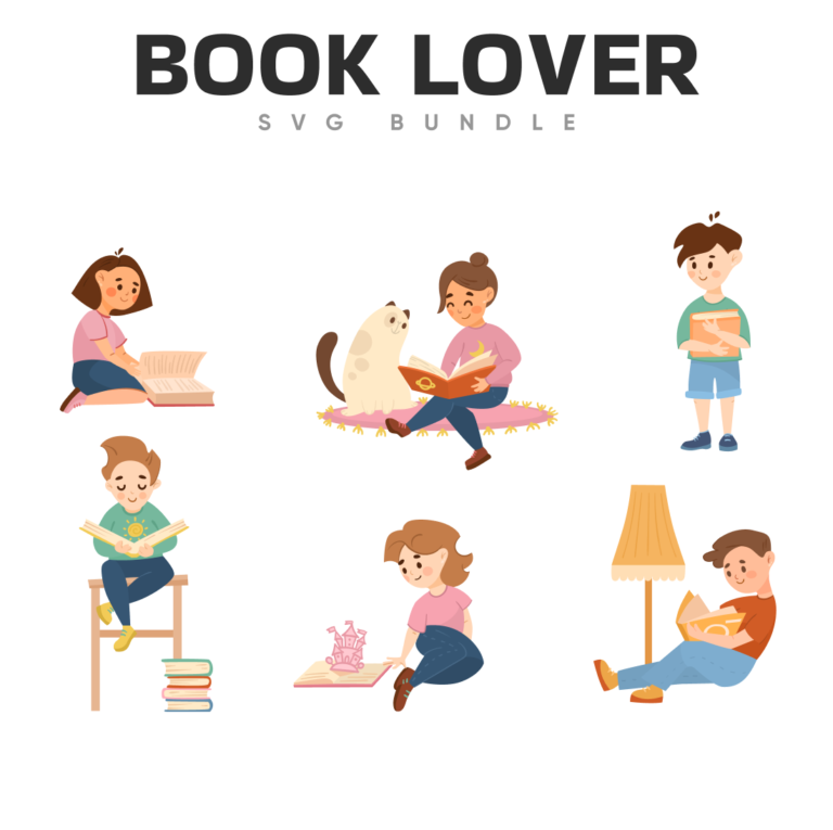 Open Book SVG Vector Design - MasterBundles