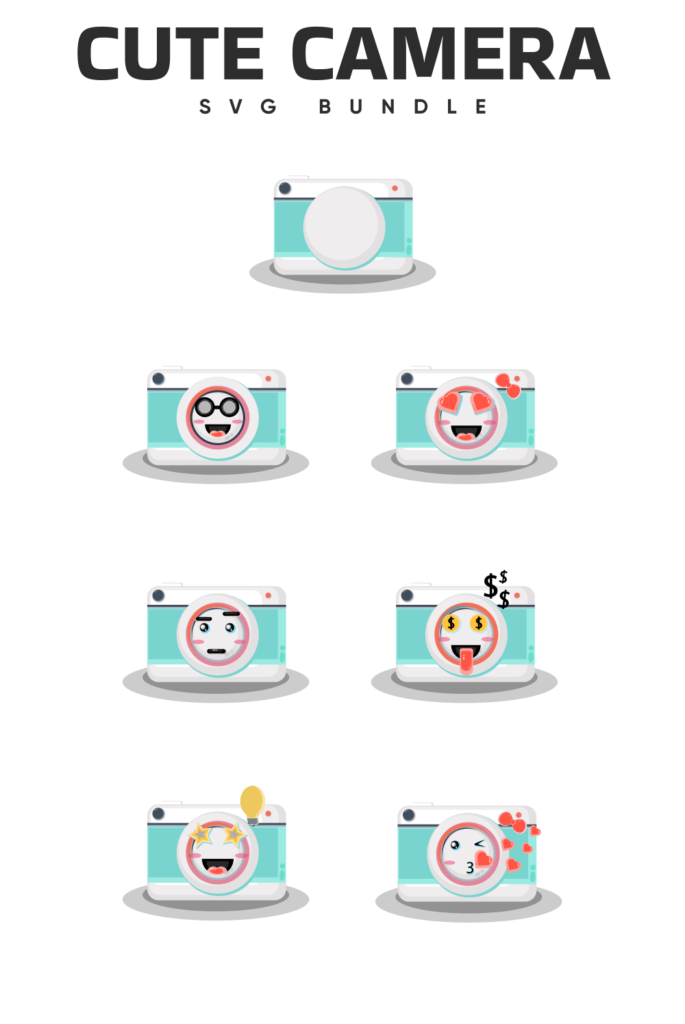 Cute Camera SVG Designs – MasterBundles